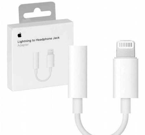 Переходник apple lightning 3.5 jack на Айфон