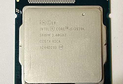 Процессор intel core i5 3570k + кулер