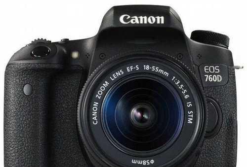 Фотоаппарат Canon 760d kit 18-135mm STM