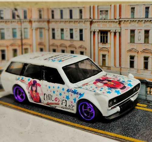 Hot wheels Datsun 510 wagon custom