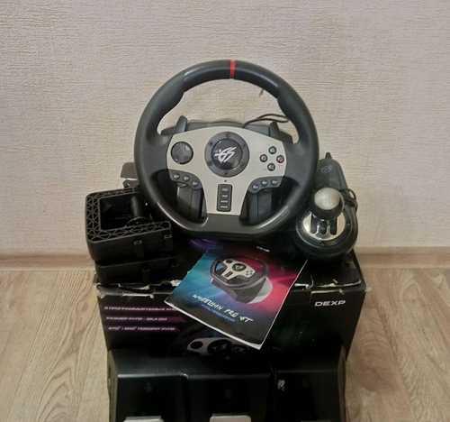 Игровой руль dexp wheelman pro gt 900 градусов