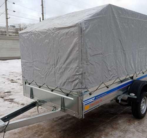 Прицеп Кремень31 Бизнес 3.5х1.5 рессора Волга с те