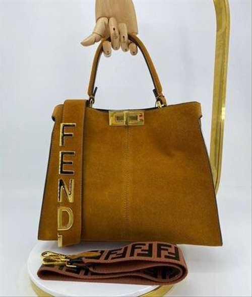 Сумка Fendi Peekaboo X - lite замша 10 цветов