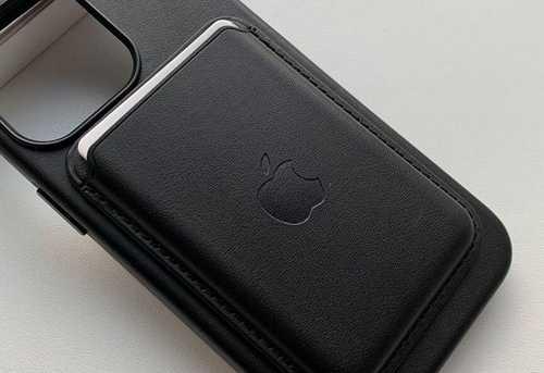 Кожаный картхолдер MagSafe для iPhone