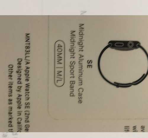 Apple watch se2023. 40mm. АКБ 100%