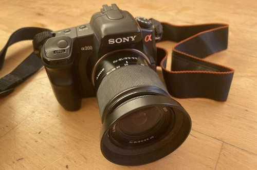 Sony Alfa а200К DT 18-70mm