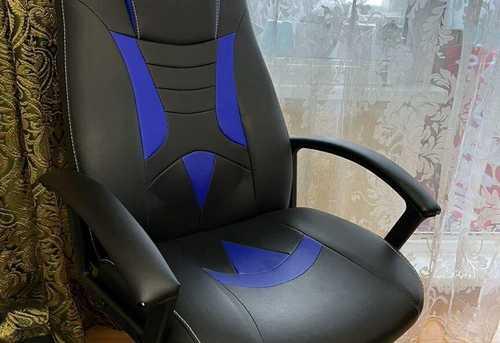 Кресло игровое Zombie viking-8N/BL-blue синий