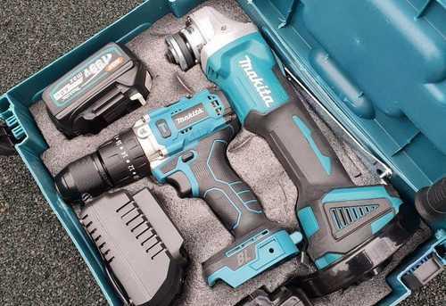 Шуруповерт для ледобура + ушм болгарка makita 2в1