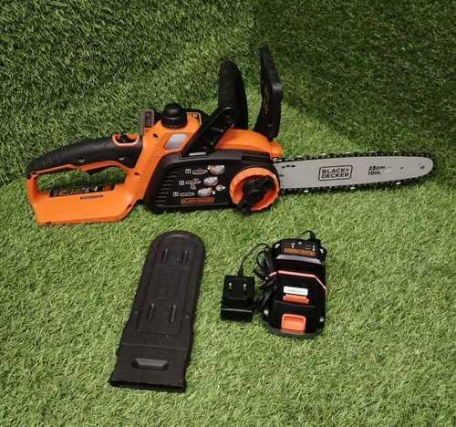 Цепная пила black+decker GKC1825L20-QW, аккумулято