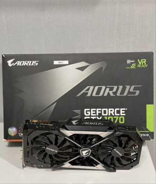 Видеокарта Gigabyte Aorus gtx 1070 (8gb)