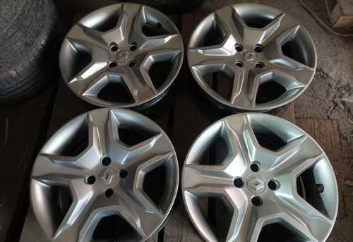 Оригинальные диски Рено с колпаками R16 /4*100