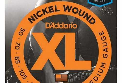 Струны D'Addario Nickel Wound Bass 5-string 50-135