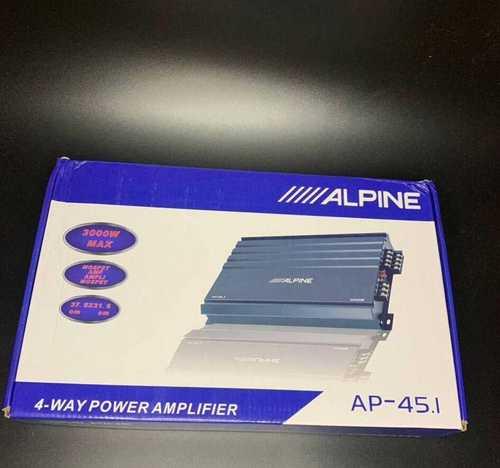 Усилитель 4 канальный alpine AP-45.1