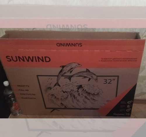 32" Телевизор SunWind SUN-LED32XS305, full HD, чер