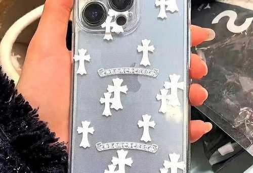 Chrome hearts чехол на iPhone