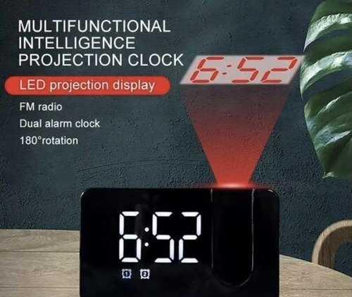 Часы настольные с электронной проекцией