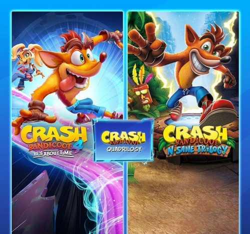 Crash Bandicoot Quadrilogy ps4/ps5 - Ru навсегда