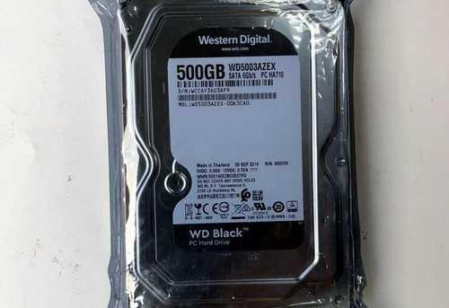WD Black 500GB 7200об/м 64 MB -Новый