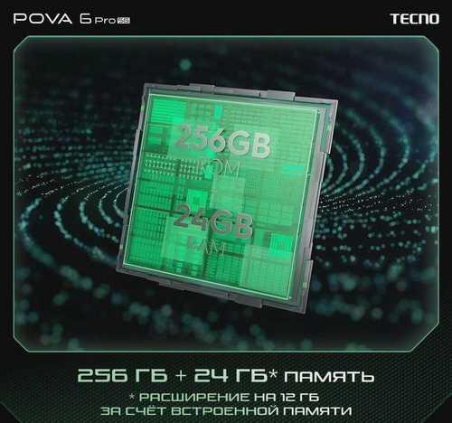 TECNO Pova 6, 12/256 ГБ