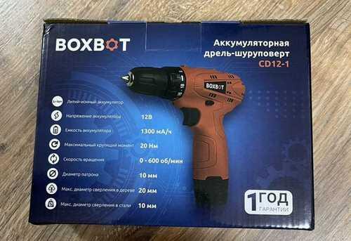 Аккумуляторная дрель шуруповерт boxbot новый