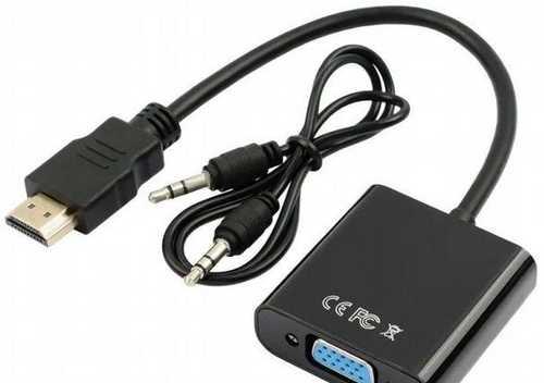 Конвертер vixion AD29 hdmi (M) - VGA (F) (черный)