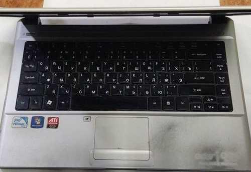 Ноутбук Acer 4810TZG (запчасти или восстановление)