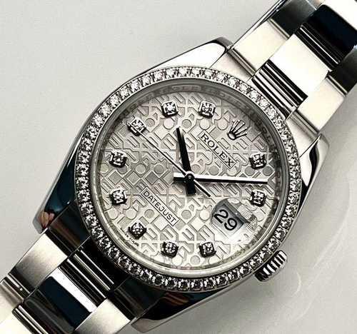 Rolex Datejust 36mm Steel and White Gold 116244