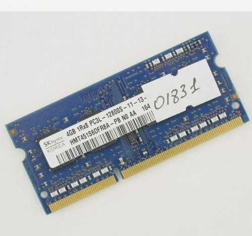 DDR3L Sodimm 4 GB 1600 MHz Hynix