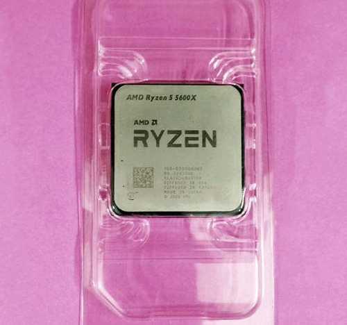 Новый процессор AMD Ryzen 5 5600X. New tray