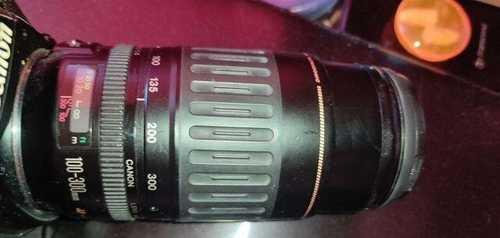 Объектив Canon 100-300 ultrasonic