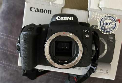 Зеркальный фотоаппарат canon 77D