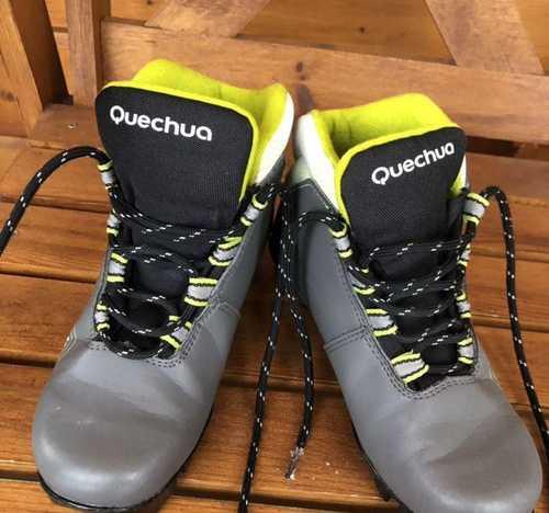 Лыжные детские ботинки quechua 34