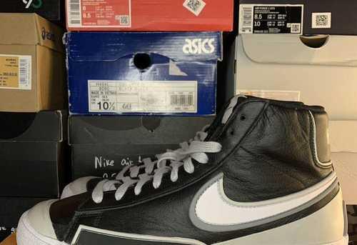 Кроссовки Nike blazer mid 77 black оригинал найк