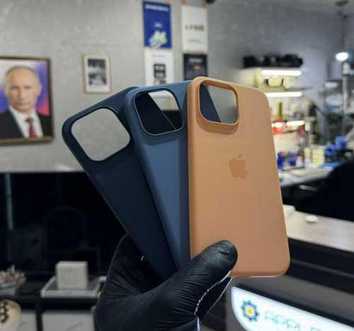 Оригинальный Silicone Case iPhone 15 Pro Max