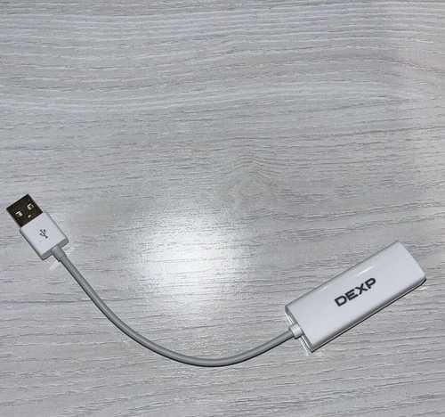 Сетевой Ethernet адаптер переходник USB