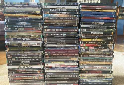 Большая коллекция DVD-дисков. Фильмы и сериалы