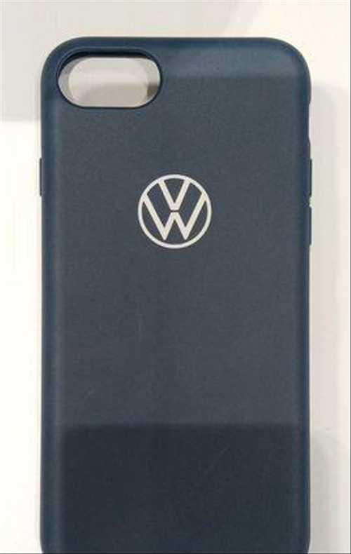 Чехол для iPhone тёмно-синий Volkswagen 000051708G