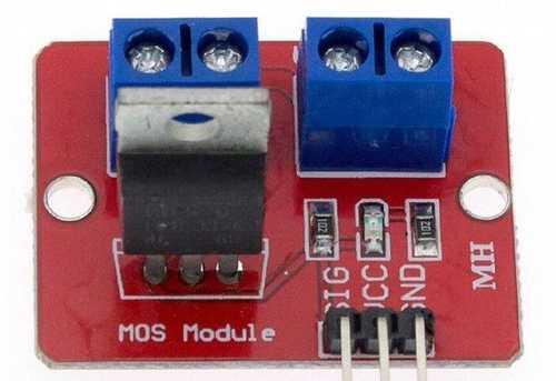 Модуль MOSFET транзистора IRF520 (силовой ключ)
