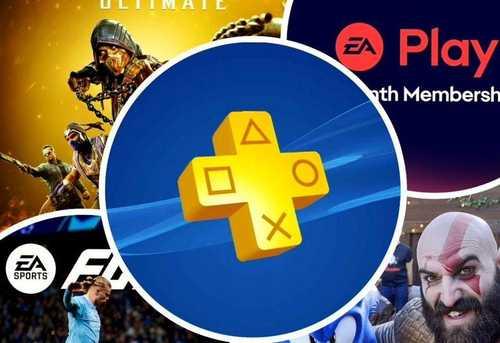 PS plus, EA play, игры PS4-5 Турция ведьмак 380+ и