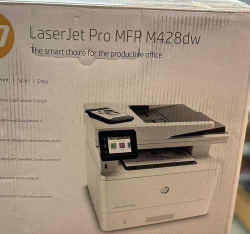 Мфу лазерный HP LaserJet M428dw (Новый) Wi-Fi