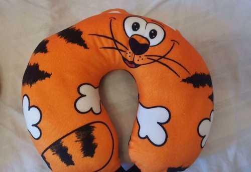 Подушка под голову для путешествий тигр