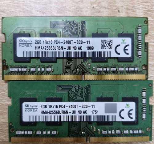 Оперативная память ddr4 2 Гб