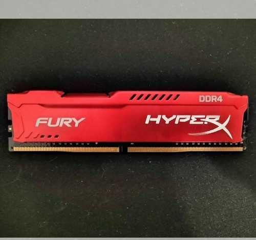 Оперативная память Kingston HyperX fury Red Series