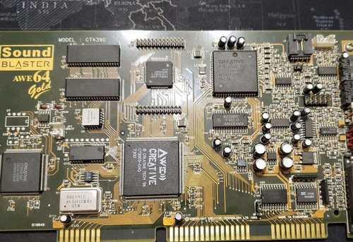 Звуковая карта sound blaster awe 64 gold