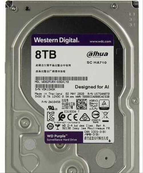 Жёсткий диск 8Tb sata-III WD Purple (WD82purx)
