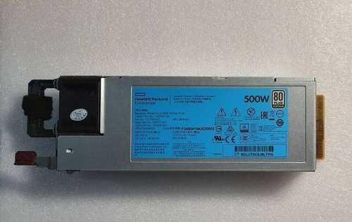 Блок питания HP DL360 Gen9 500W 720478-B21