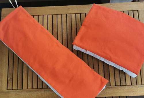 Декоративные подушки оранжевые