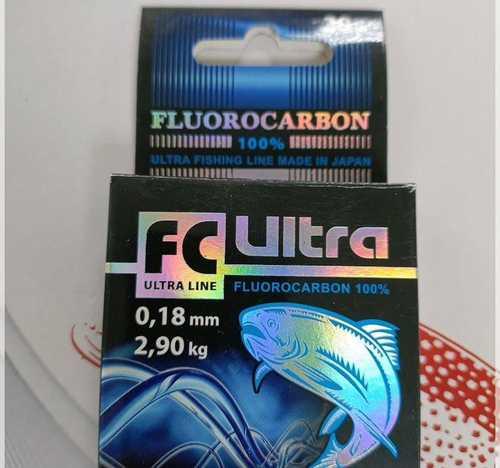 Леска aqua FC Ultra Fluorocarbon 100%, 30m, цвет