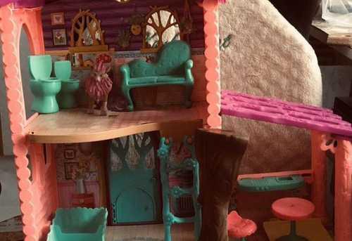 Кукольный домик для Барби c мебелью (Paremo