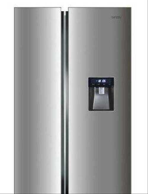 Холодильник Ginzzu NFK-521 стальной Новый